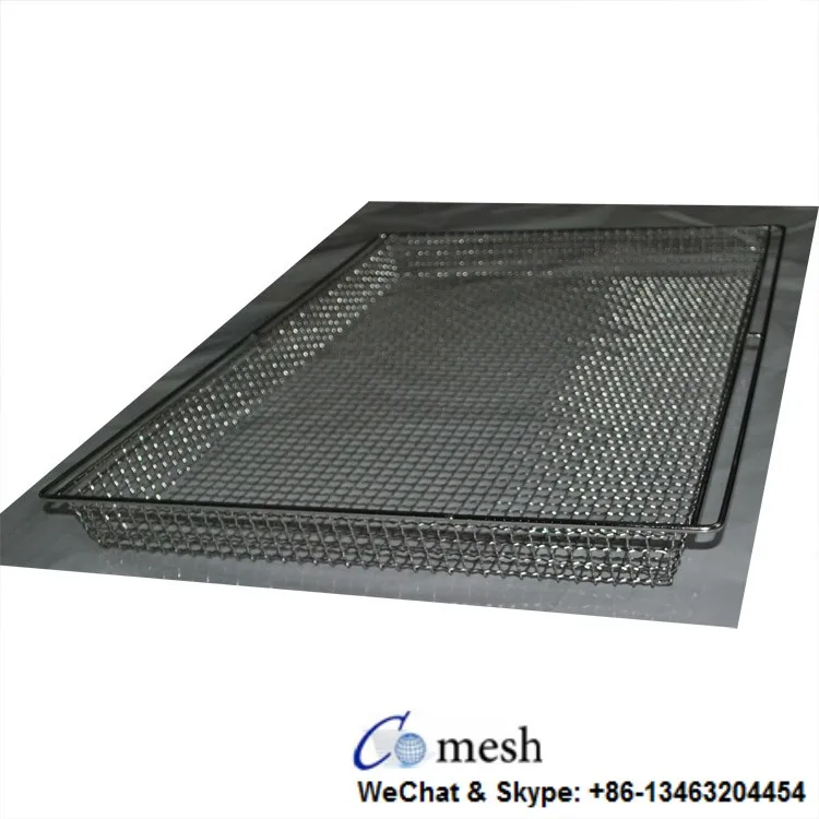 High Temperature Resistant Stainless Steel Wire Mesh Oven Tray For ...
