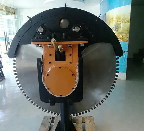 5-8 Ton Excavator Rock Saw Used For Cutting Marble Granite Andstone ...