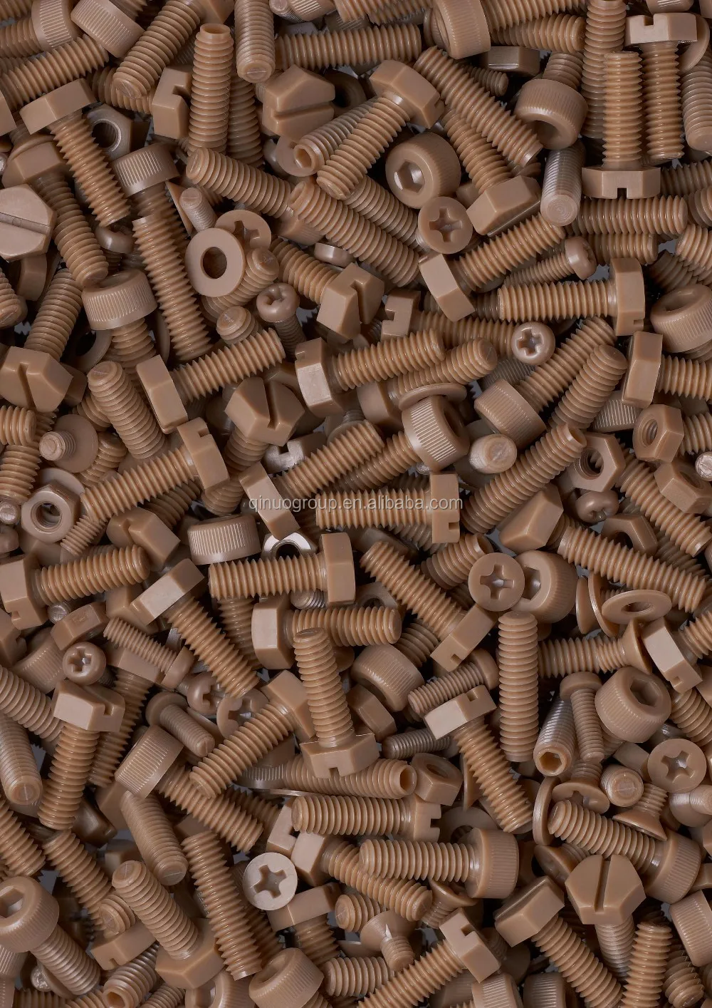 Customizable Wear & Corrosion Resistant Plastic Screws Cross Recessed ...