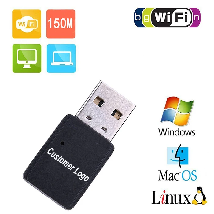 Realtek Rtl8192 300mbps Mini Usb Wifi Dongle / Wireless Usb Wi-fi Adapters 300mbps High Speed ...