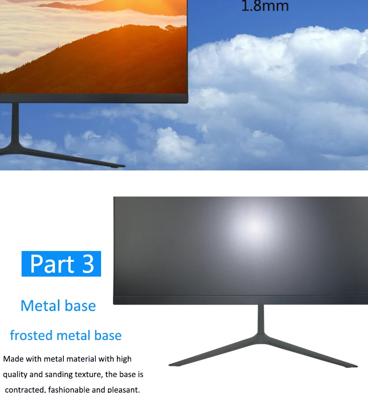 OEM 24 Inch LED Display Monitor - 1080P IPS Full HD Gaming LCD, 60-75Hz ...