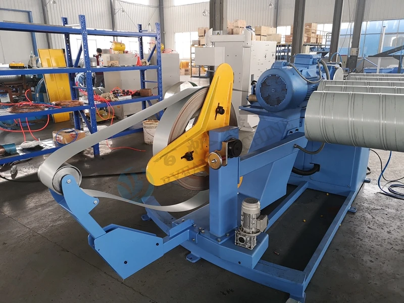 Byfan 1600 Fixed Mold Spiro Wind Tubeformer Spiral Fabrication Making ...