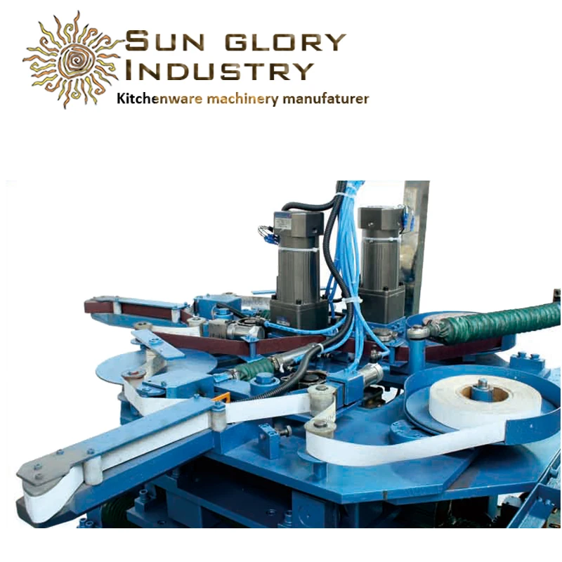 Aluminum Cookware Automatic Sanding Machine by Sunglory