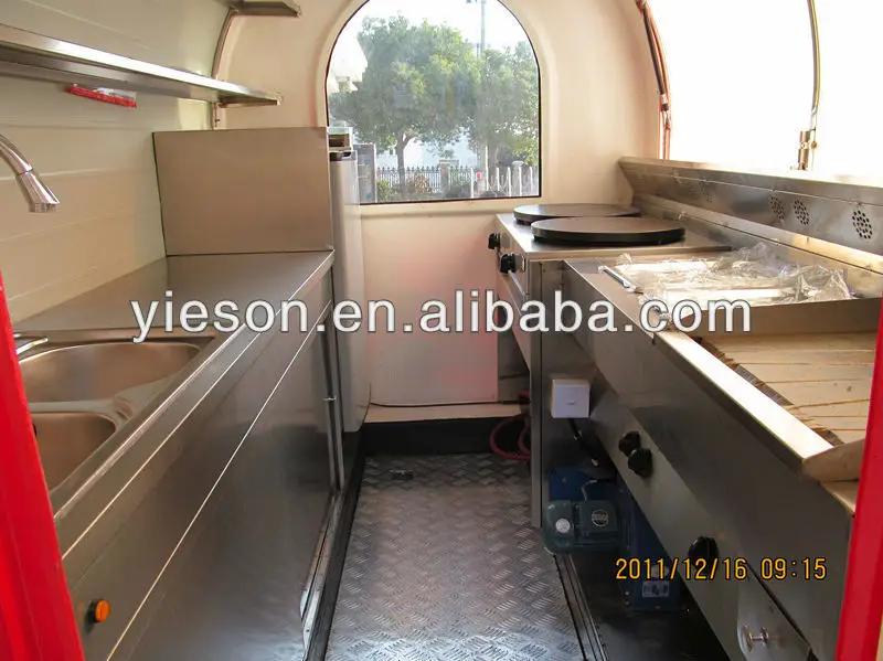 Mobile Hot Sale Food Carts With Refrigerator/street Vending Carts - Buy ...