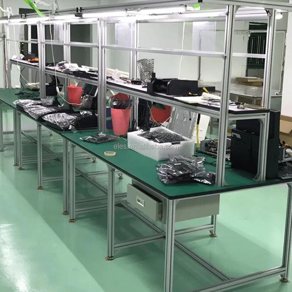 Customized Esd Workbench Assembly Table Adjustable Tool Workstation ...