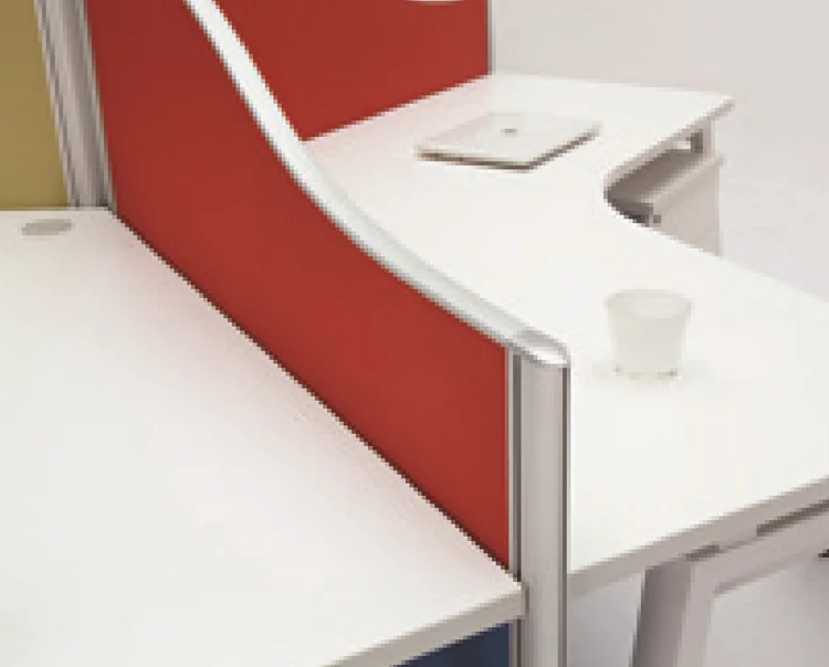 Creative Triangle Office Furniture 120 Degree Desk 3 Person Nordic Work ...