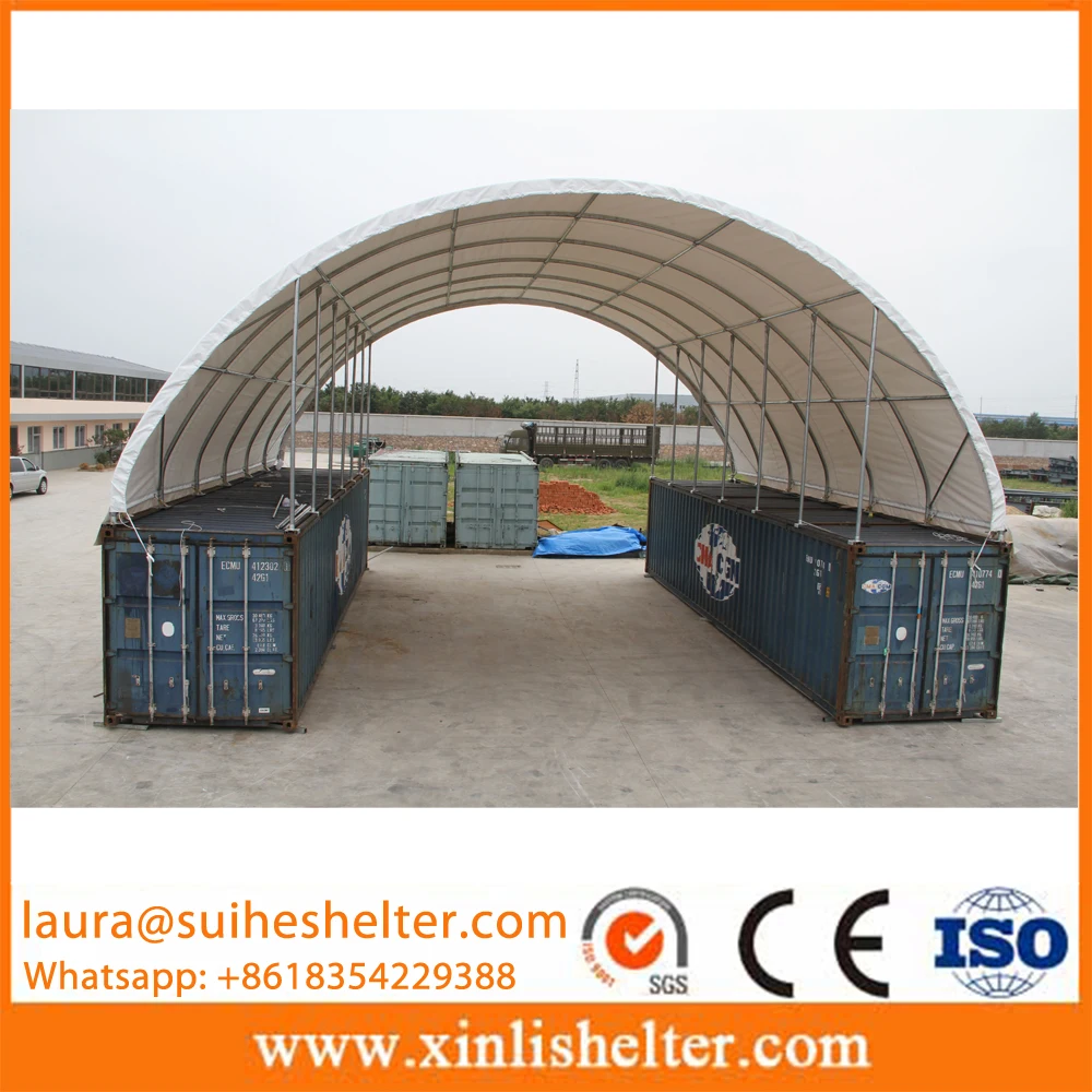 40ft Container Tent 12m Span Outdoor Patio Garages Canopies & Carports ...