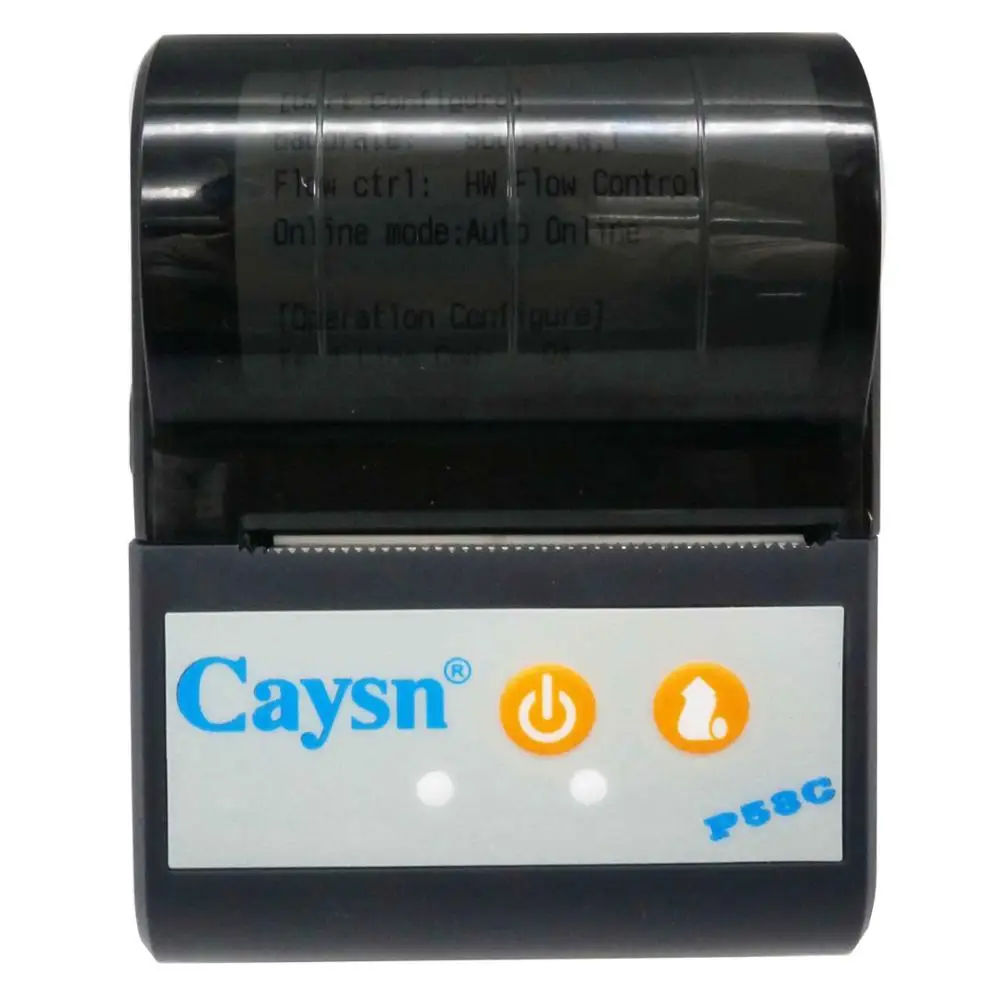58mm Mini Mobile Handheld Thermal Bluetooth Portable Bill Printer P58c ...