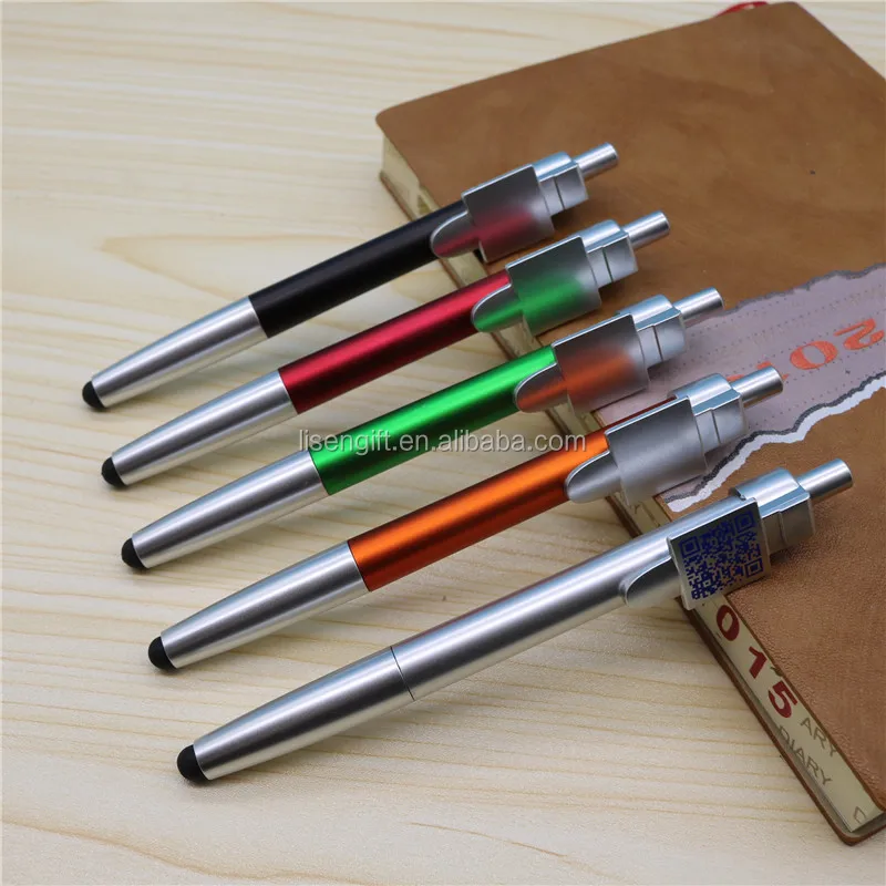 Promotional Plastic QR Code Pen with Stylus - Lisen