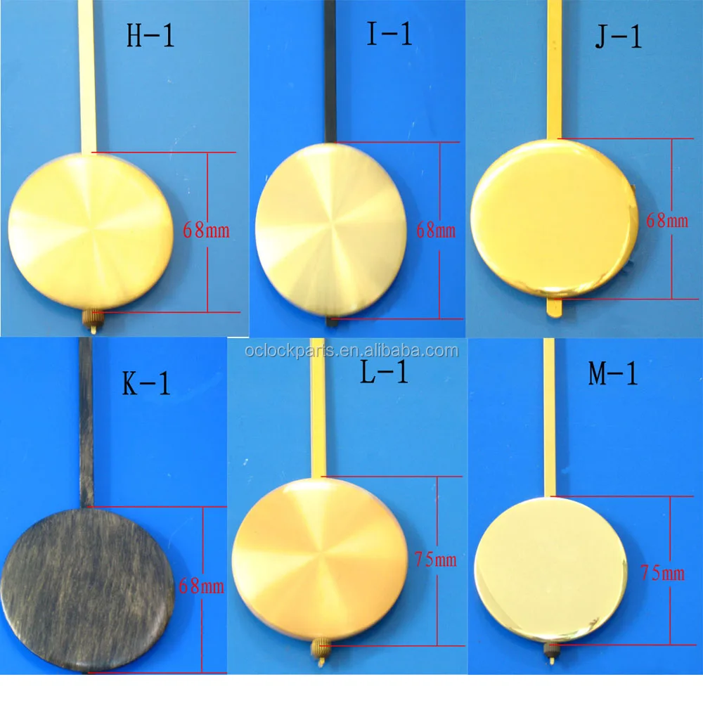 Clock Pendulum Bob - Perfect for Wall, Table, & Wood Clocks