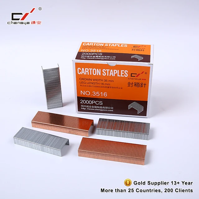Sell Well Copper Closing Carton Staple Pins - ISO Standards