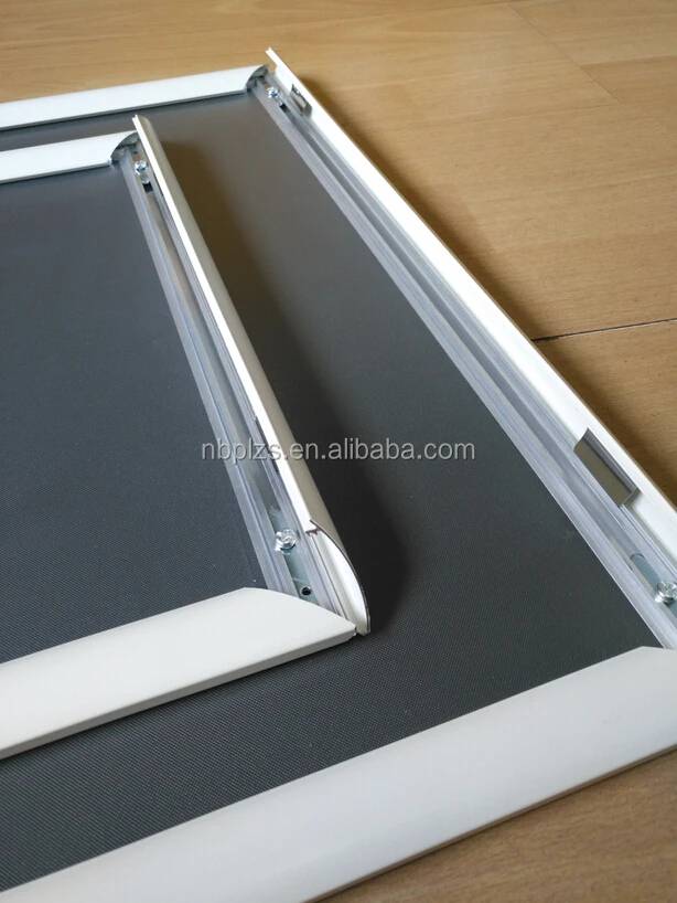 Aluminum Profile White Powder Coated Snap Lock Frame A0/a1/a2/a3/a4 ...