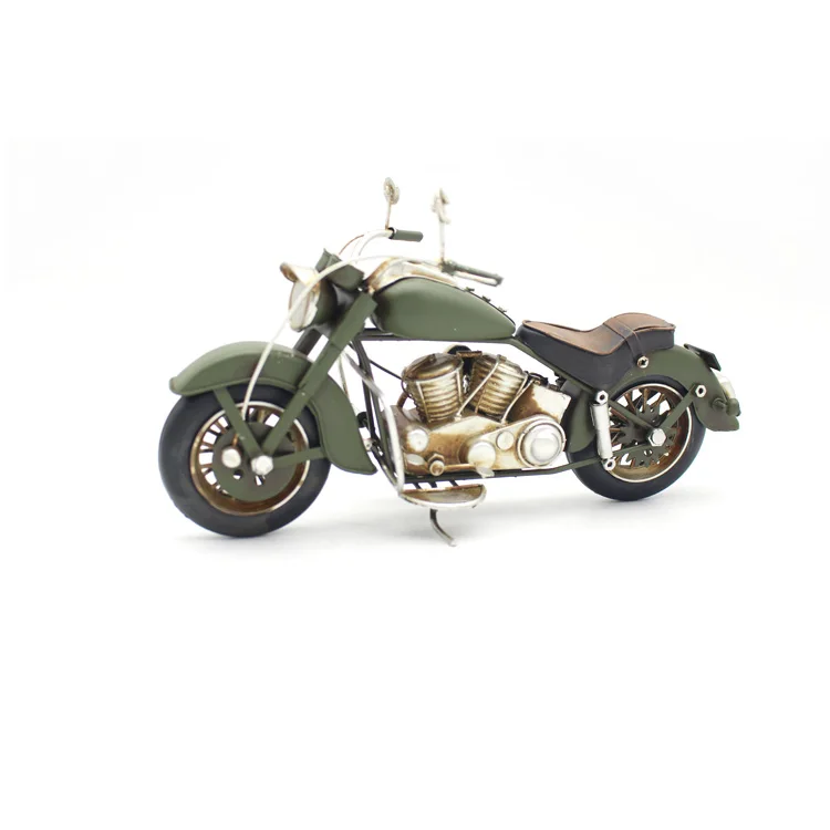 New Custom Diecast Model Motorcycle Vintage Handmade Metal Motorcycle ...