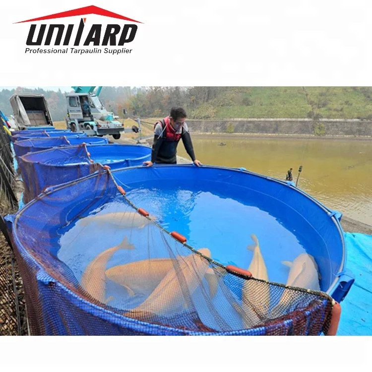 Collapsible Round Or Rectangular Fish Farming Ponds,Fish Breeding Tank ...