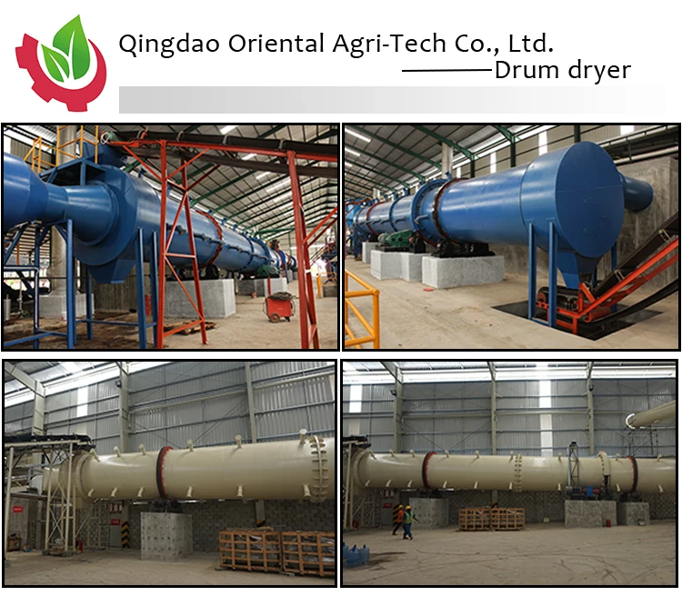 Compound Fertilizer Rotary Drum Dryer Industrial Dryer Machine Drying ...