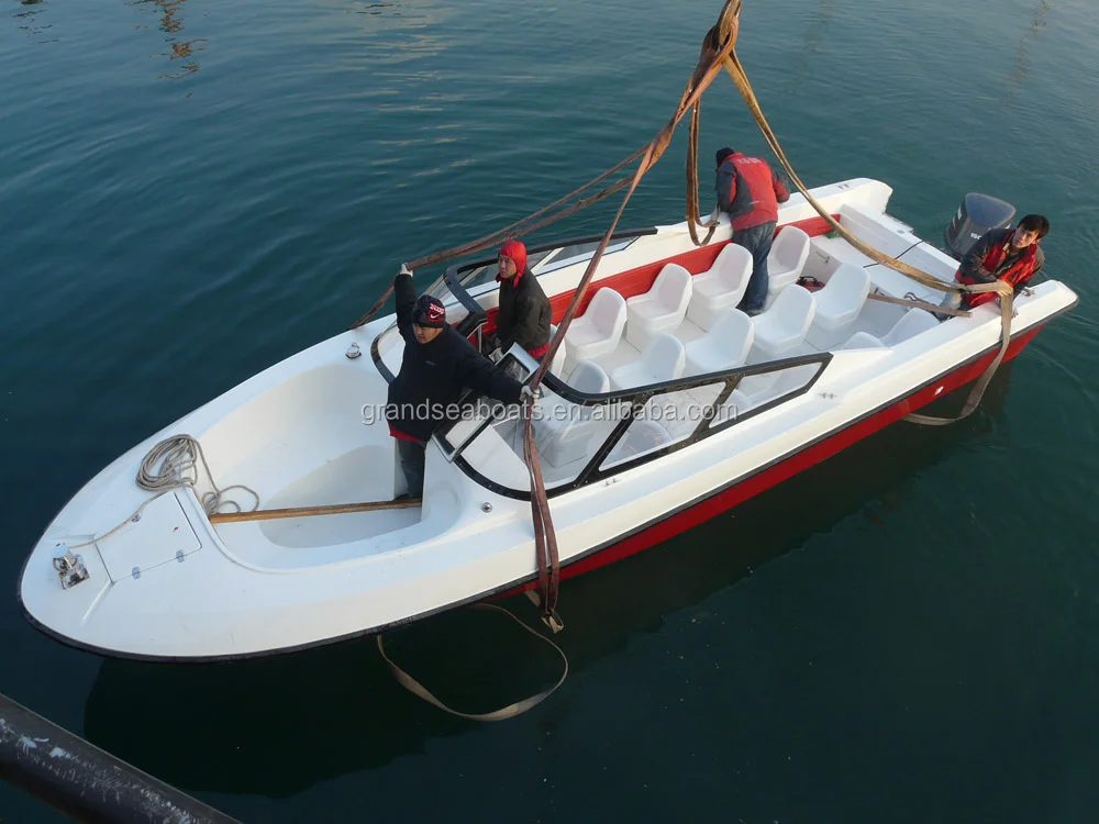 Grandsea 9m Fiberglass Speed Passenger Boat Small Ferry Boat - Buy ...