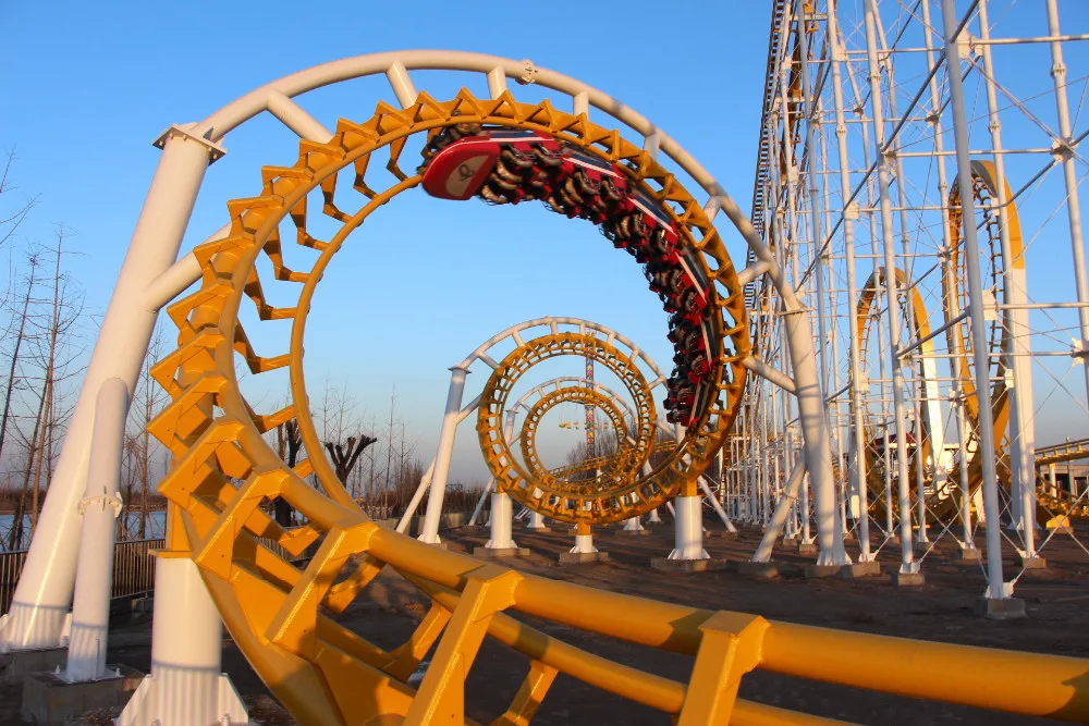 Big Type Zhipao Amusement Ride Six Loops Roller Coaster In China - Buy ...