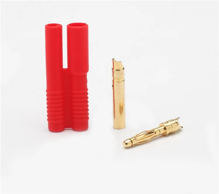 HXT 4mm Gold Plated Bullet Plug RC Lipo Battery Connectors