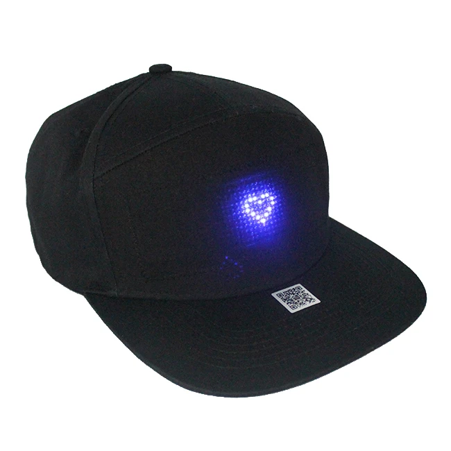 USB Rechargeable Message Display Light up LED Scrolling Hat