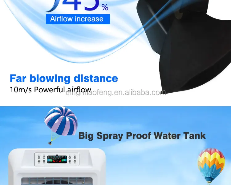 6500cmh Mobile Air Cooler Portable Air Conditioners Qmf-65zy Wholesale ...