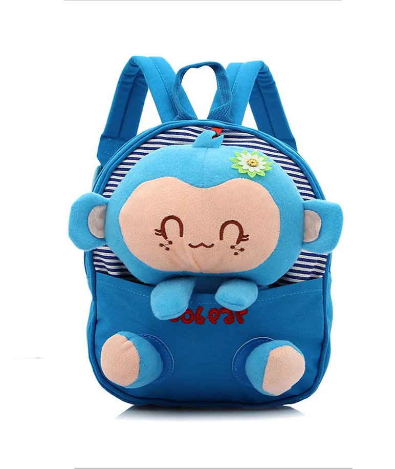 New Design Plush Character Stuffed Animal Funny School Backpacks Bag ...