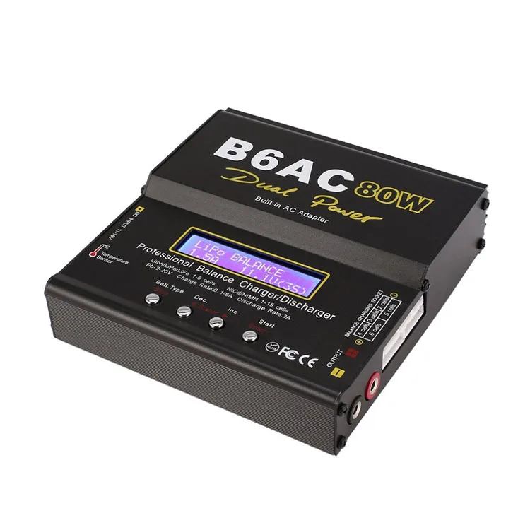 IMAX B6AC 80W Dual Power Charger for RC Car & Drone Batteries