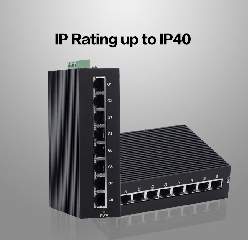 Inmax Manufacturer 8 Tx Ports Ip40 Gigabit 10 100 1000mbps Network ...