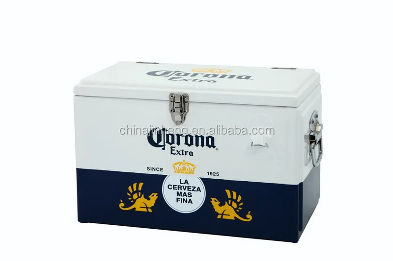 20l Corona Popular Metal Beer Cooler Box Ice Insulated Box - Buy 20l ...