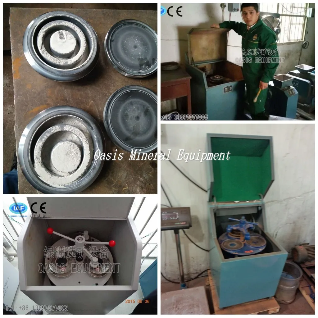 Laboratory sealed Sample Making Shredder Vibrating Pulverizing and ...