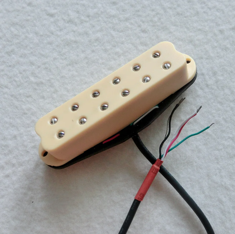Rohs Cream Color Dual Coil Strat Guitar Pickup With 12 Pole Screws And ...