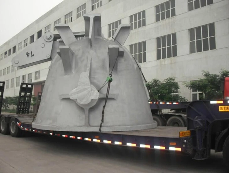 Germany Size Top Quality Carbon Steel Forging Slag Ladle For Steel Mill ...