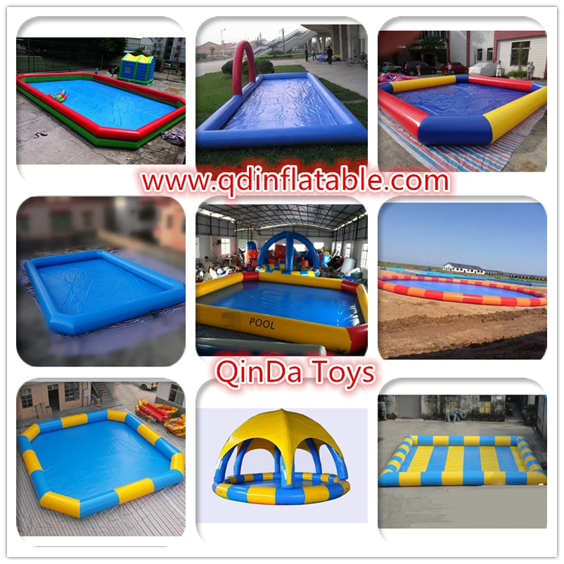 Kids And Adults Large Inflatable Square Swimming Pool For Rental - Buy ...