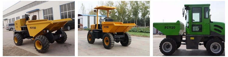 2000kg 4x4 Site Dumper - Efficient Earth-Moving Machinery