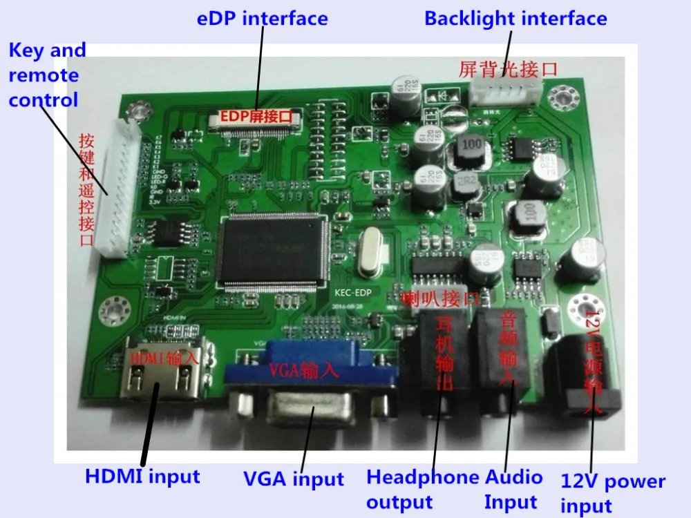 Edp V8.0 Hdm Vga Input Edp Universal Lcd Controller Board - Buy ...