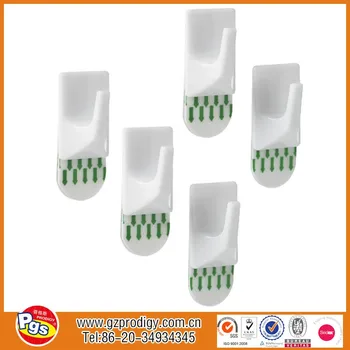 Adhesive Hooks,Heavy Duty Abs Plastic Wall Hooks Clothes Hangers For ...