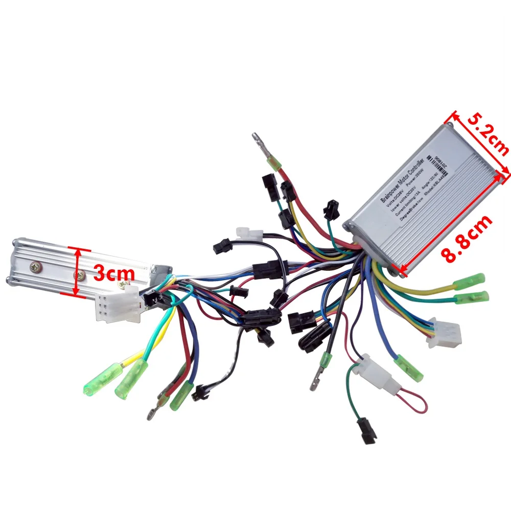 Ebike 36V48V 500W 800W1000W Sine Wave Controller for BLDC Motor