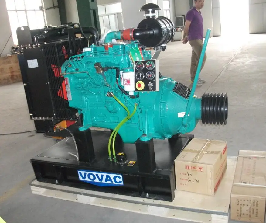 100hp 2200rpm Stationary Power Diesel Engine With Clutch 4bta3.9-c100 ...