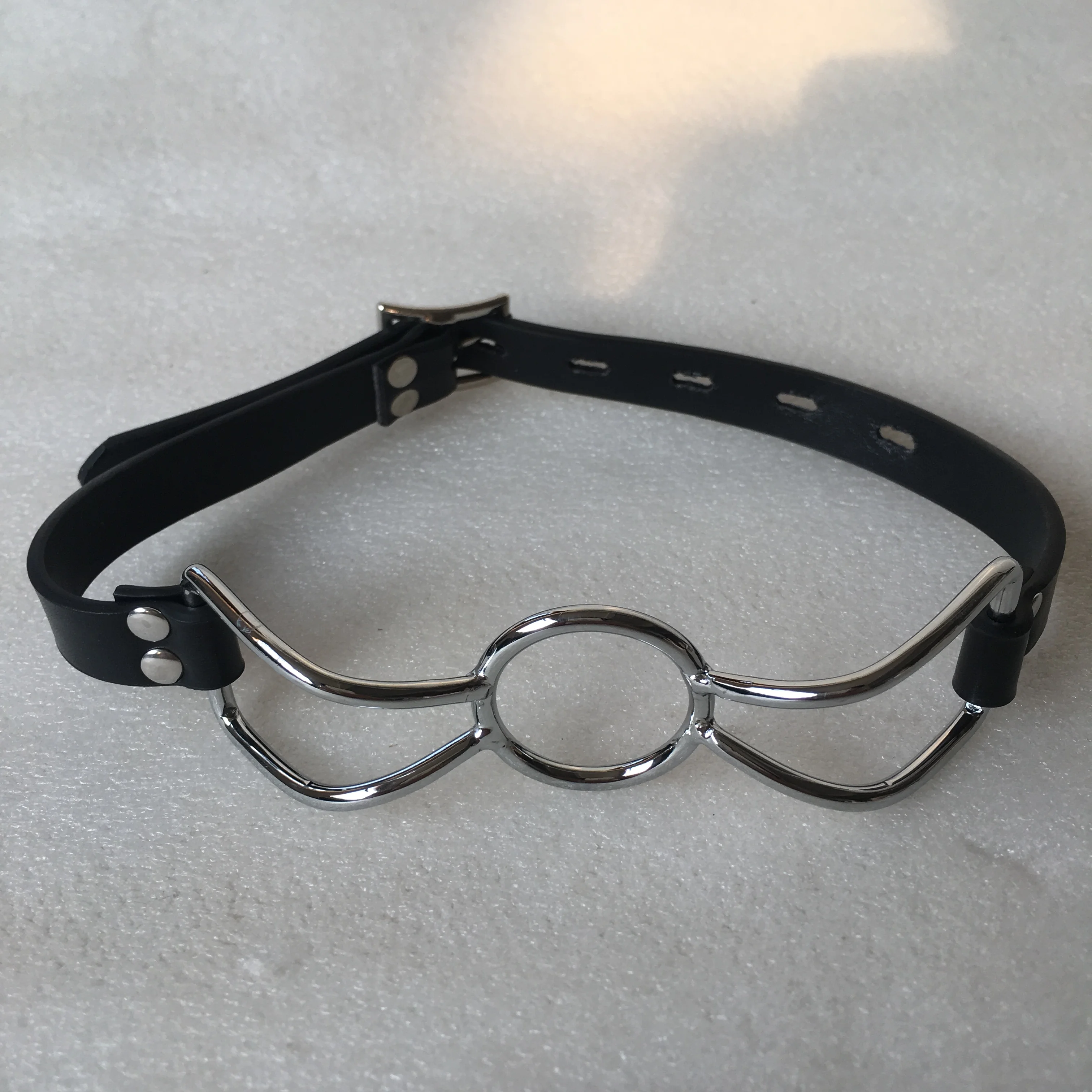 Alloy Leather Flail - Double Circle, Butterfly Type Plug