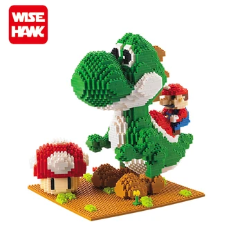 Children Self Assembled Hc Building Block Brick Construct Yoshi Toy Diy ...