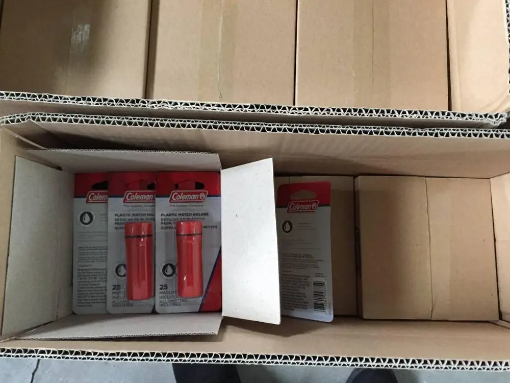 Camping Custom Waterproof Match Box Stromproof Survival Waterproof ...