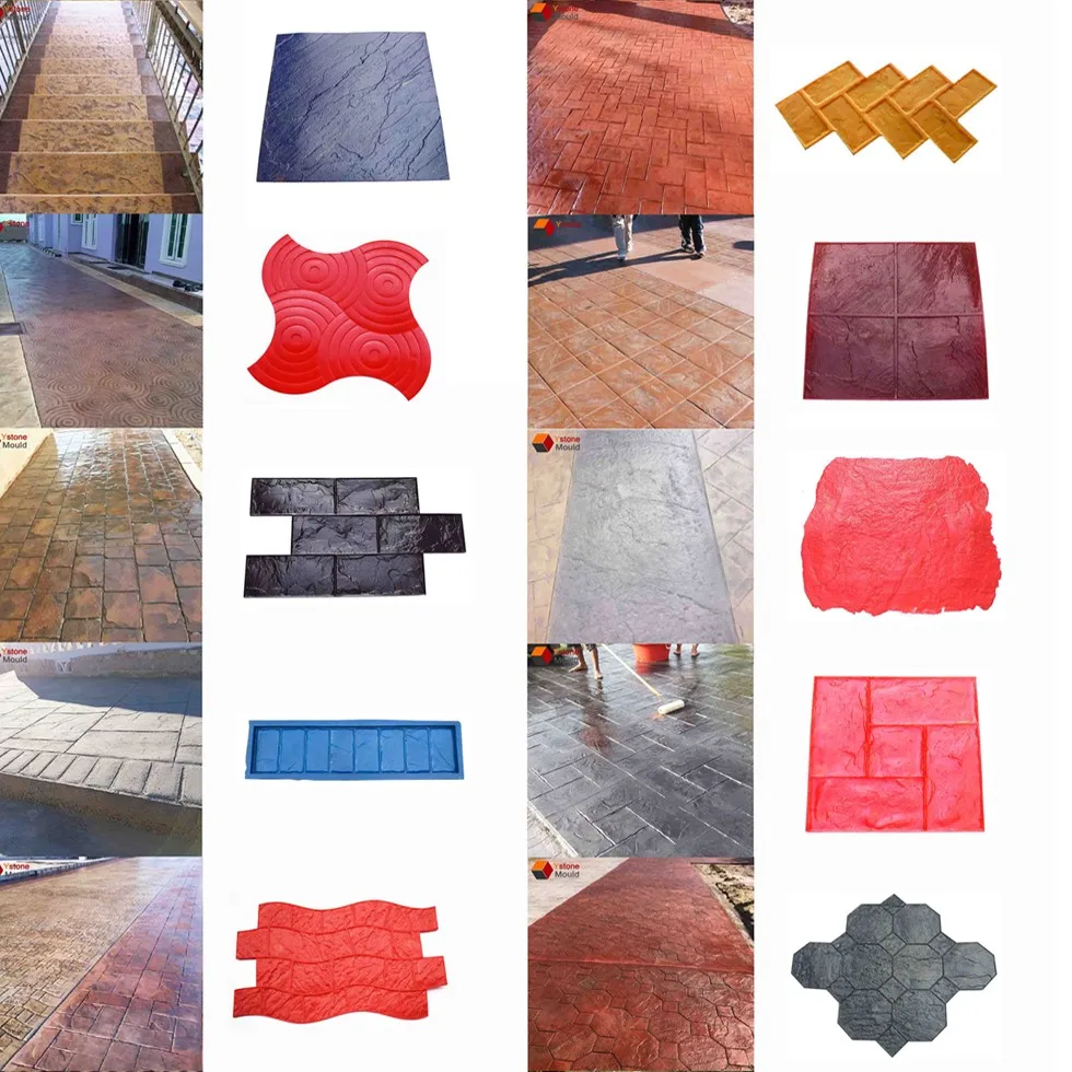 Rubber Concrete Stamp Molds - Durable and Flexible Solutions