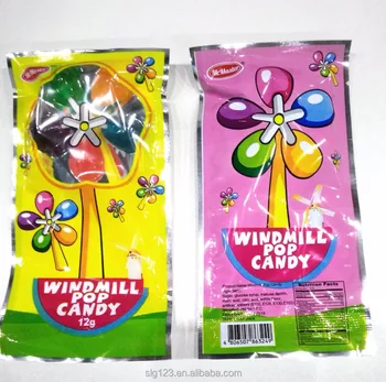 12g Fancy Windmill Lollipop Pop Candy Hard Candy - Buy Lollipop Sweet ...