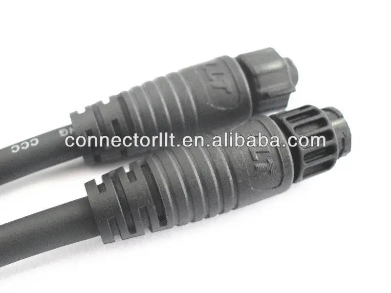 Llt M10 Molded With Cable Ip65 2 Pin Male Female M10 Connector - Buy ...