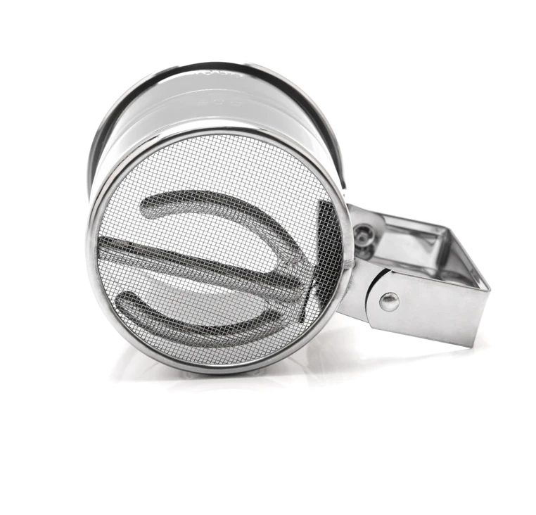 Stainless Steel Mini Flour Sifter With Measuring Scale Flour Sieve For ...