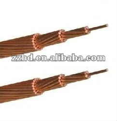 Annealed Plain 35mm 50mm Tranded Copper Rope Bare Conductor For Power ...