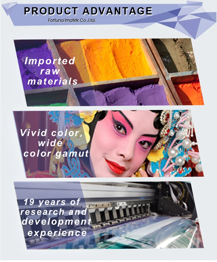 IMATEK 10 Colors 1000ML/Bottle Universal Dye Ink for EPSON SC T7200 ...