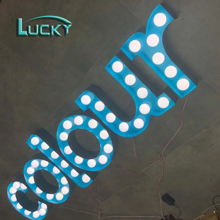 Custom Made Giant Led Light Marquee Letters 3d Led Alphabets With Light ...