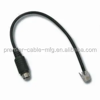 Mini Din 6 Pin To Rj11 Cable - Buy Mini Din 6 Pin To Rj11 Cable,15 Ft ...