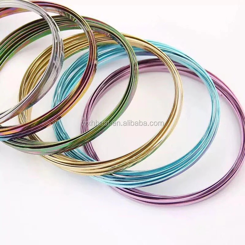 Newest Hot Rainbow Multicolor Magic Ring Stainless Steel Magic Ring ...