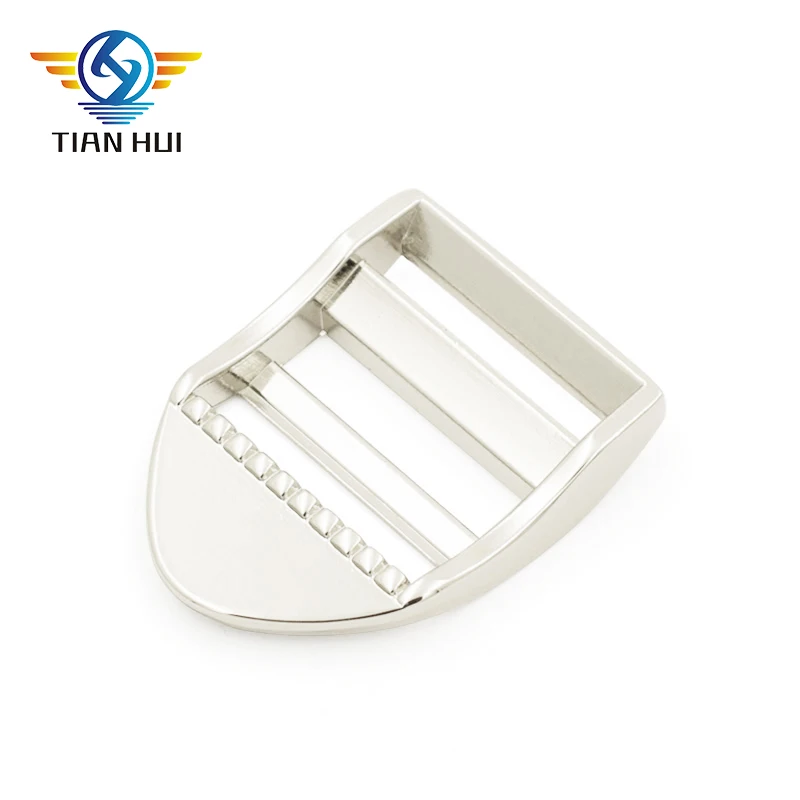 Metal Silver Bag Buckle Adjustment Ladder Lock Buckle For Backpack ...